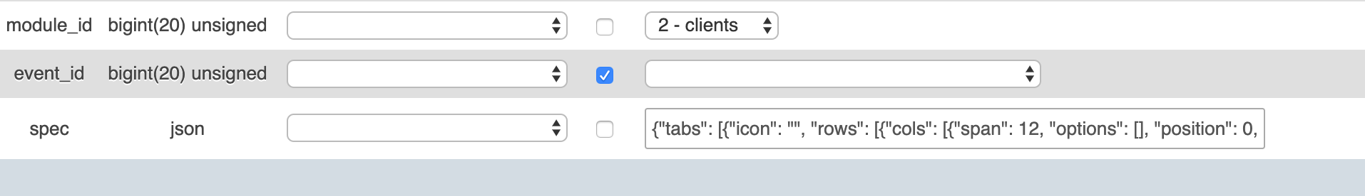 Use textareas for JSON columns · Issue #16139 · phpmyadmin/phpmyadmin ...