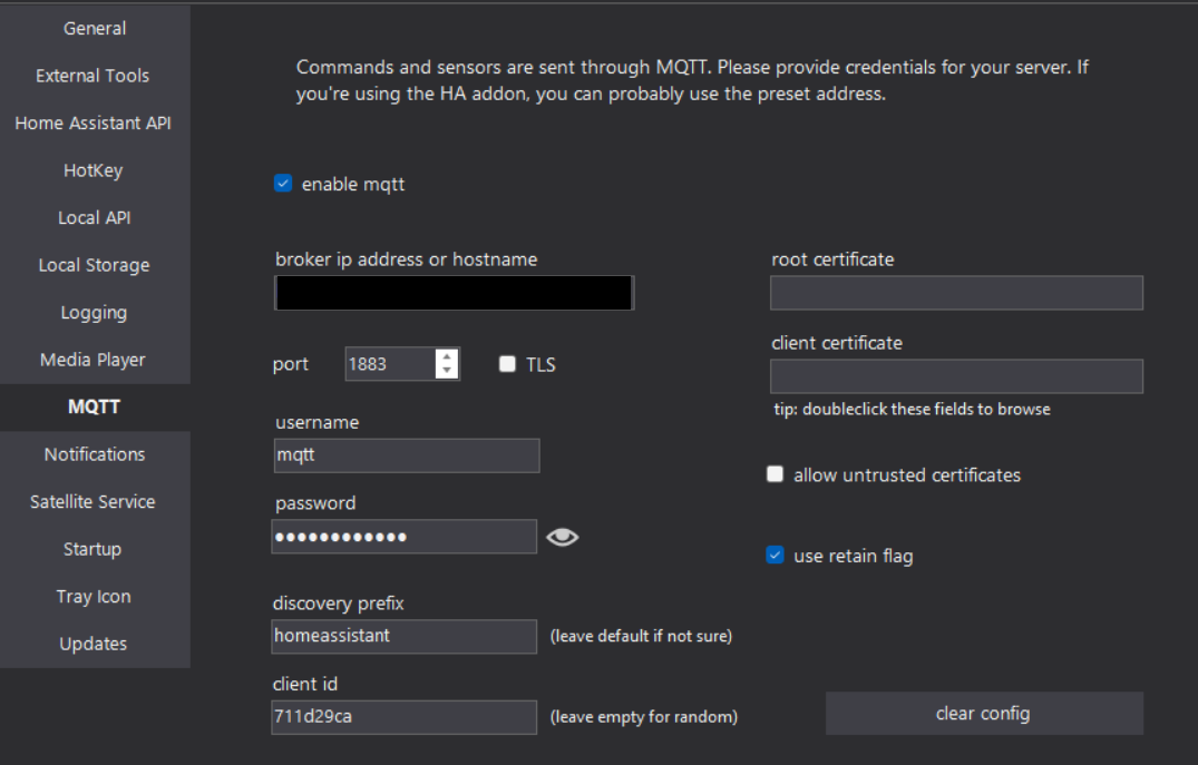 Bug: mqtt not connecting correctly · Issue #161 · LAB02-Research/HASS.Agent · GitHub