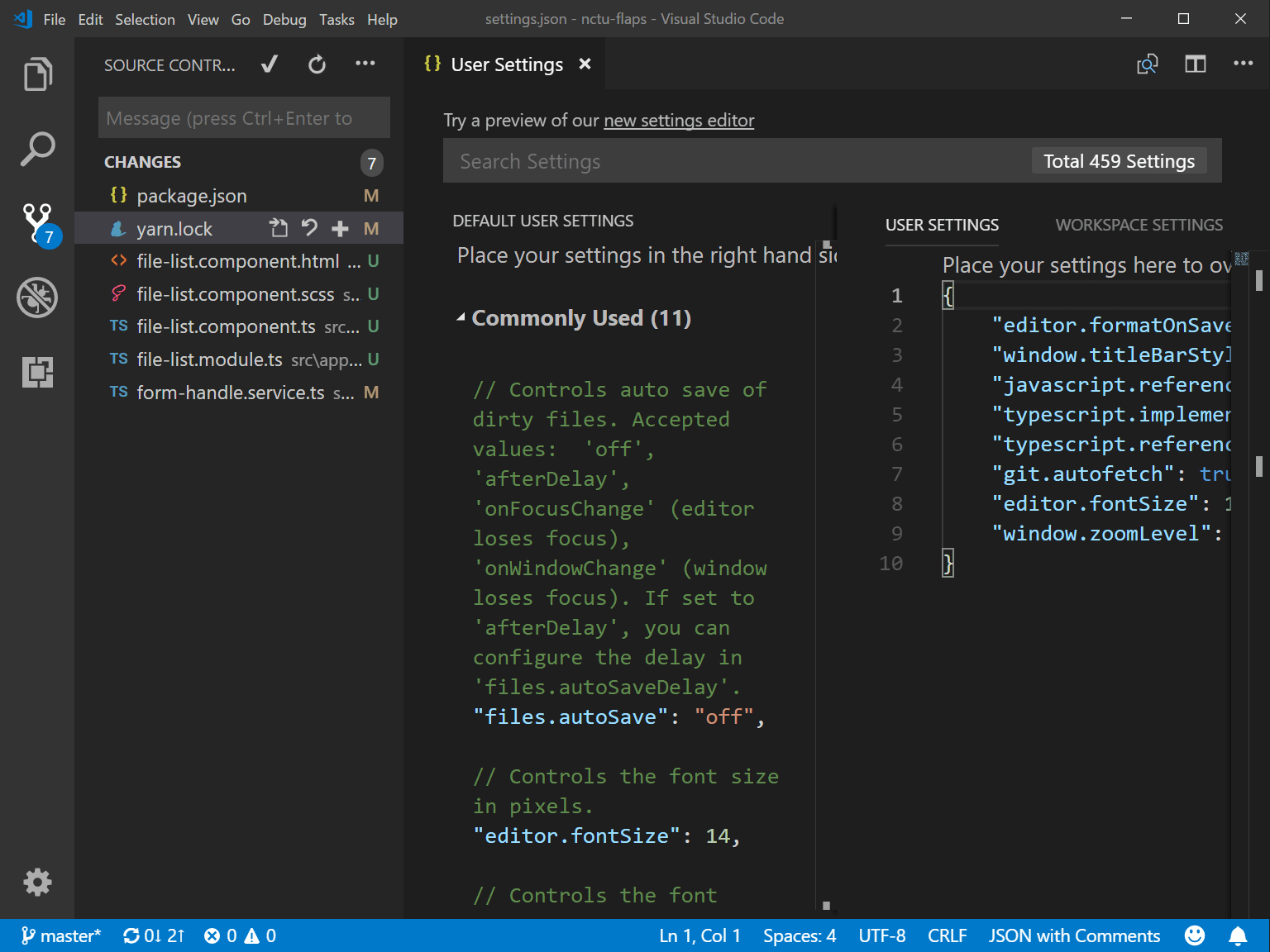 custom titlebar broke stage selected files · Issue #54265 · microsoft/vscode · GitHub