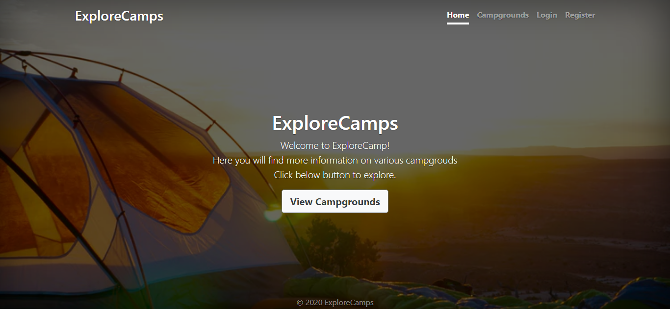 GitHub - Devendra0106/ExploreCamps: Social networking service developed for sharing campgrounds ...
