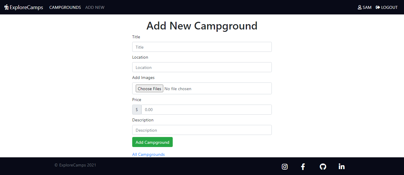 GitHub - Devendra0106/ExploreCamps: Social networking service developed for sharing campgrounds ...