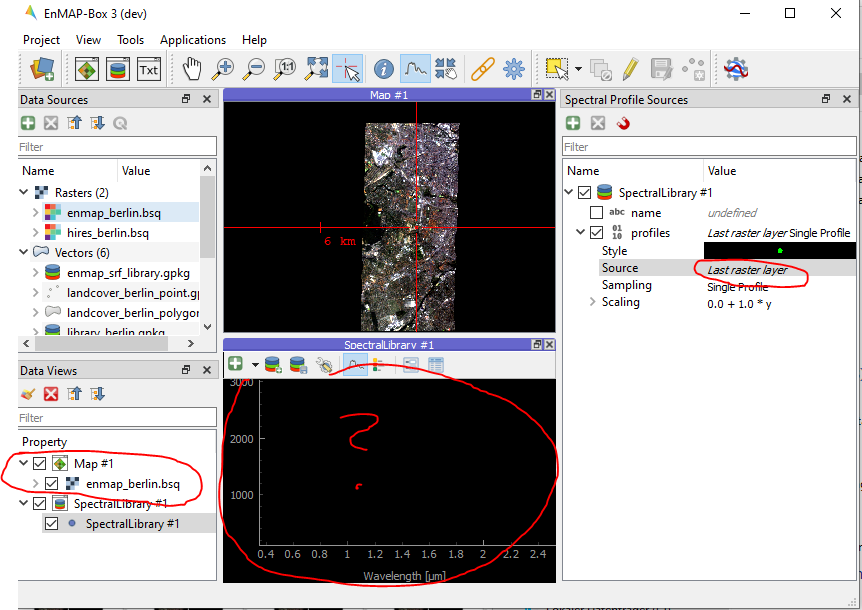 [Spectral Profile Sources panel] using Source = "Last raster layer" not ...