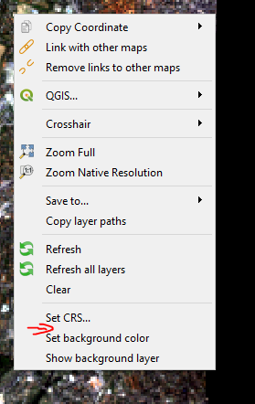 [Map View] add separator in context menu after "Set CRS..." option · Issue #162 · EnMAP-Box ...