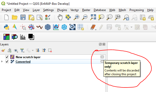 [Data Views panel] better handling of temporary outputs · Issue #163 · EnMAP-Box/enmap-box · GitHub