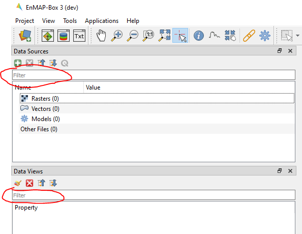 [Data Sources/Views] add show/hide setting for the filter widgets · Issue #167 · EnMAP-Box/enmap ...