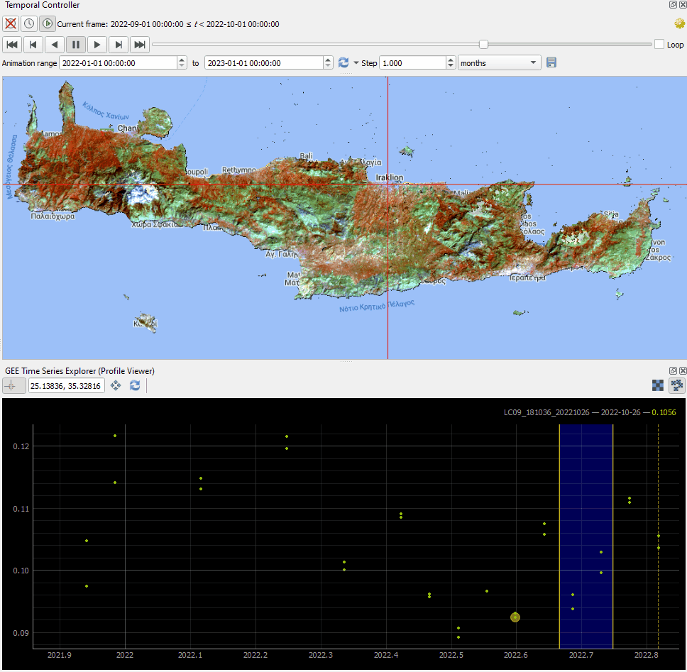 Connect To The Qgis Temporal Controller Panel And Add Support For Temporal Raster Stacks · Issue
