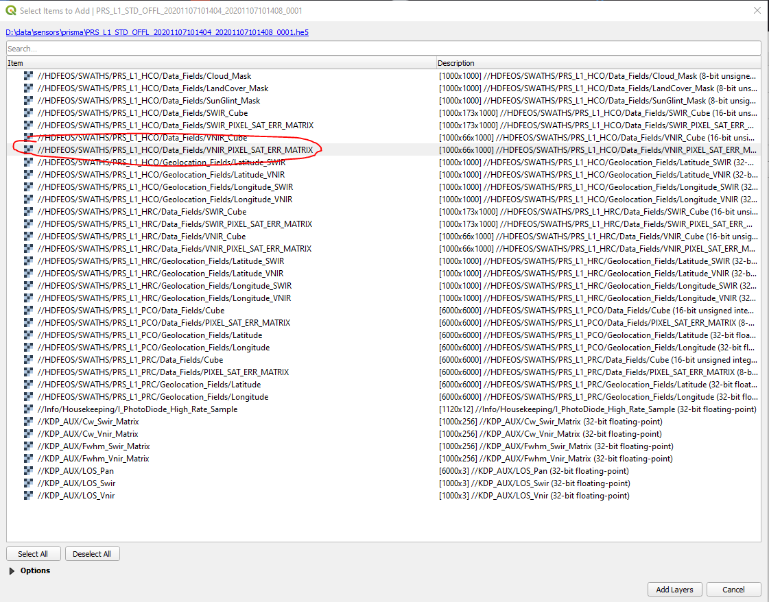 Old problem for a new version: Can't open PRISMA L1 hdf5 files. · Issue #301 · EnMAP-Box/enmap ...