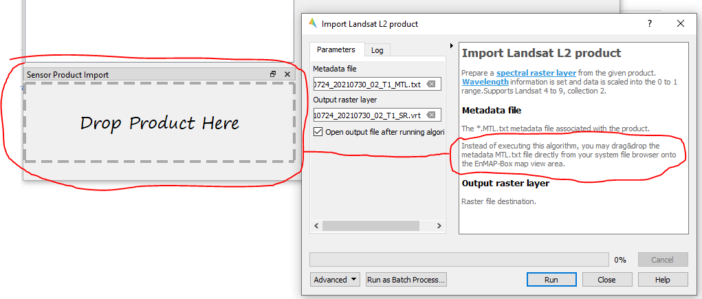 [sensor Product Import] Update Import Algoritm Descriptions · Issue 321 · Enmap Box Enmap Box