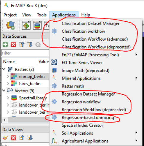 [Main menu] restructure main menu · Issue #386 · EnMAP-Box/enmap-box · GitHub