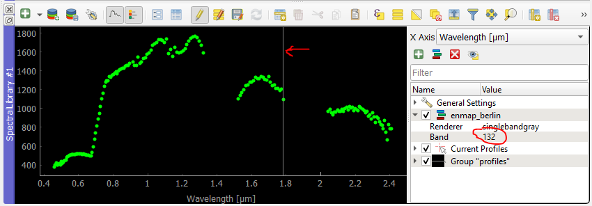 Display band number along wavelength in spectral plots · Issue #484 · EnMAP-Box/enmap-box · GitHub