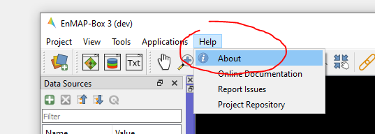 Über Qgis Opens About Enmap Box · Issue 517 · Enmap Box Enmap Box · Github