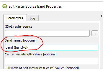 [Edit raster source band properties] allow expressions using counter variables to derive value ...
