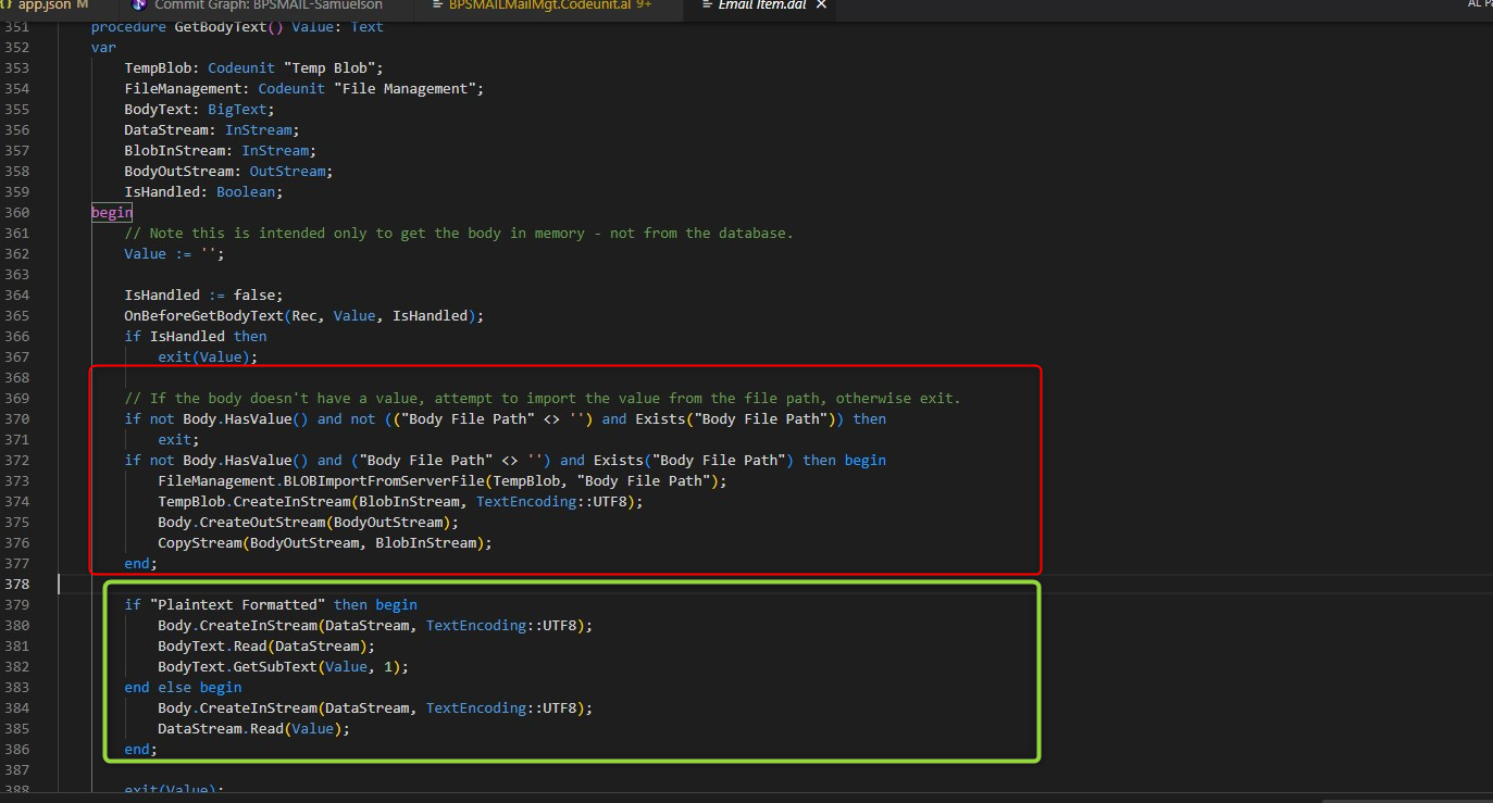[Scope Change] Table 9500 Procedure GetBodyText · Issue #22499 · microsoft/ALAppExtensions · GitHub