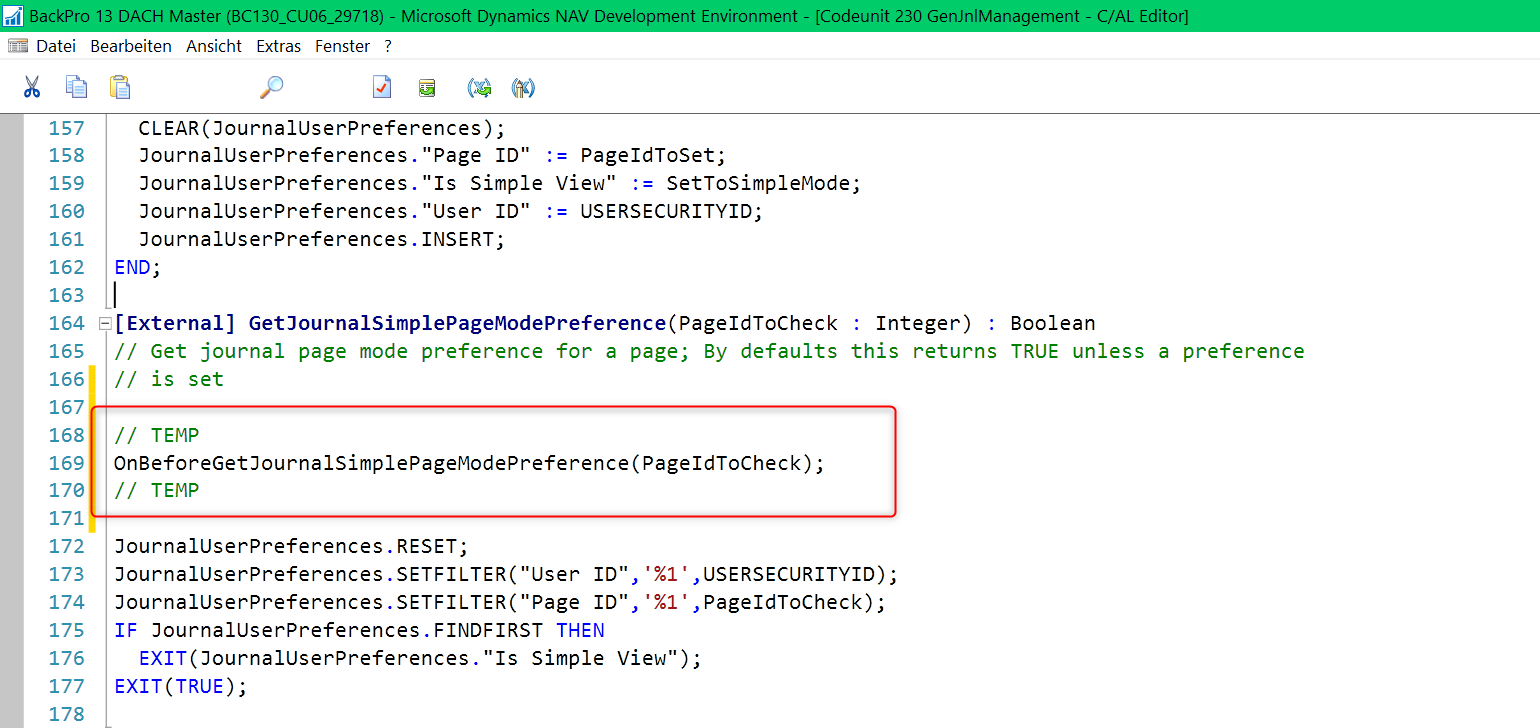 [Event Request] COD230 - OnBeforeGetJournalSimplePageModePreference ...