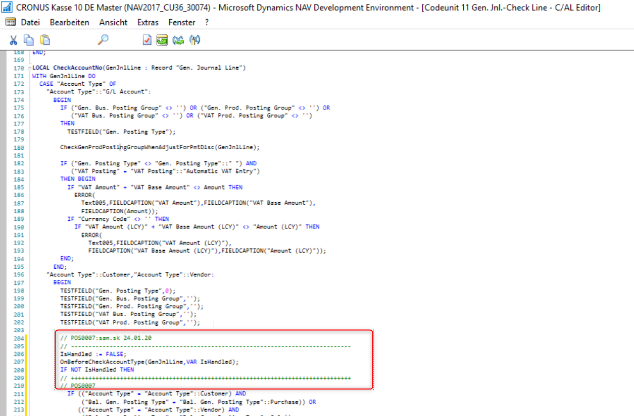 [Event Request] COD13 - OnBeforeCheckAccountType/OnBeforeCheckBalAccountType · Issue #6875 ...