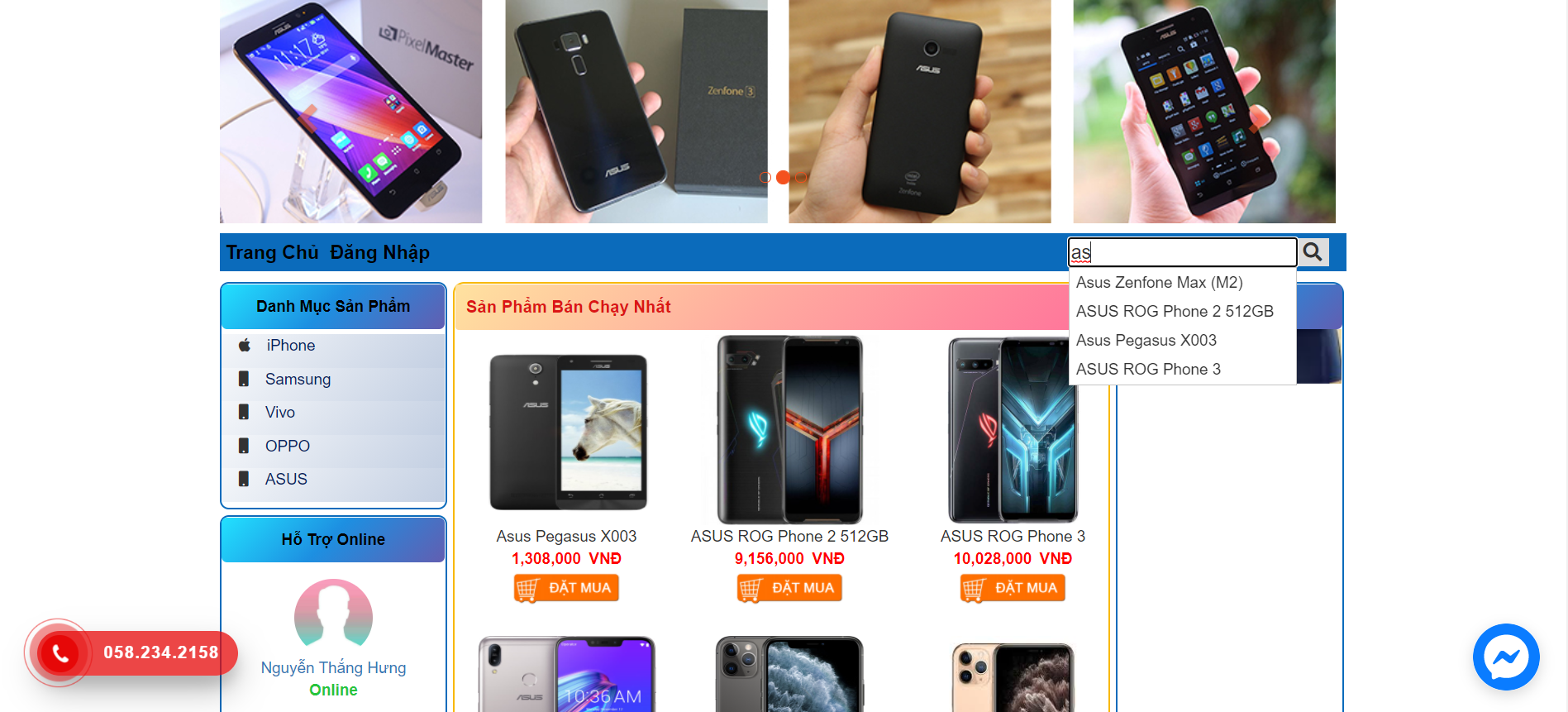 GitHub - thanghung/WebPhone: Trang web bán hàng