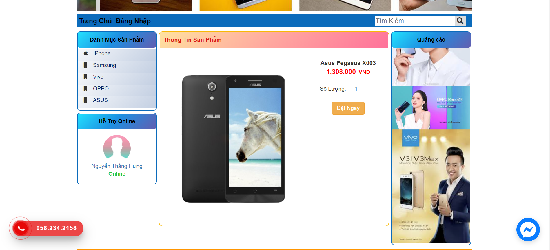GitHub - thanghung/WebPhone: Trang web bán hàng