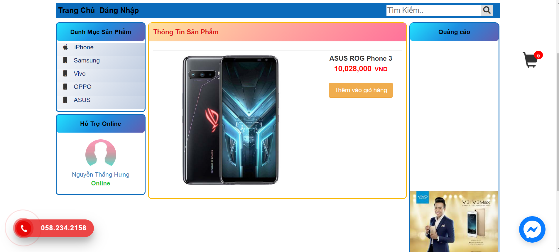GitHub - thanghung/WebPhone: Trang web bán hàng