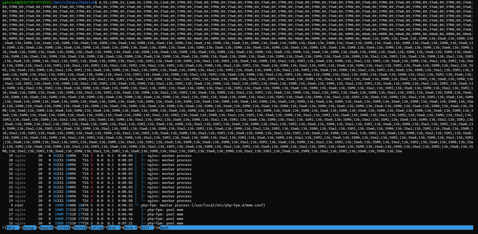Long ssh/docker sessions result in strange behavior. · Issue #8980 · microsoft/terminal · GitHub