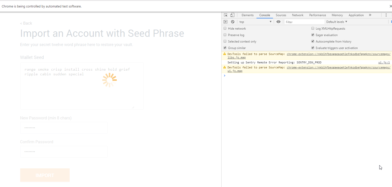 Metamask keeps loading · Issue #5789 · MetaMask/metamask-extension · GitHub