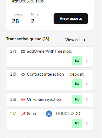 [Mobile] Dashboard transaction queue elements cramped together · Issue #914 · safe-global/safe ...