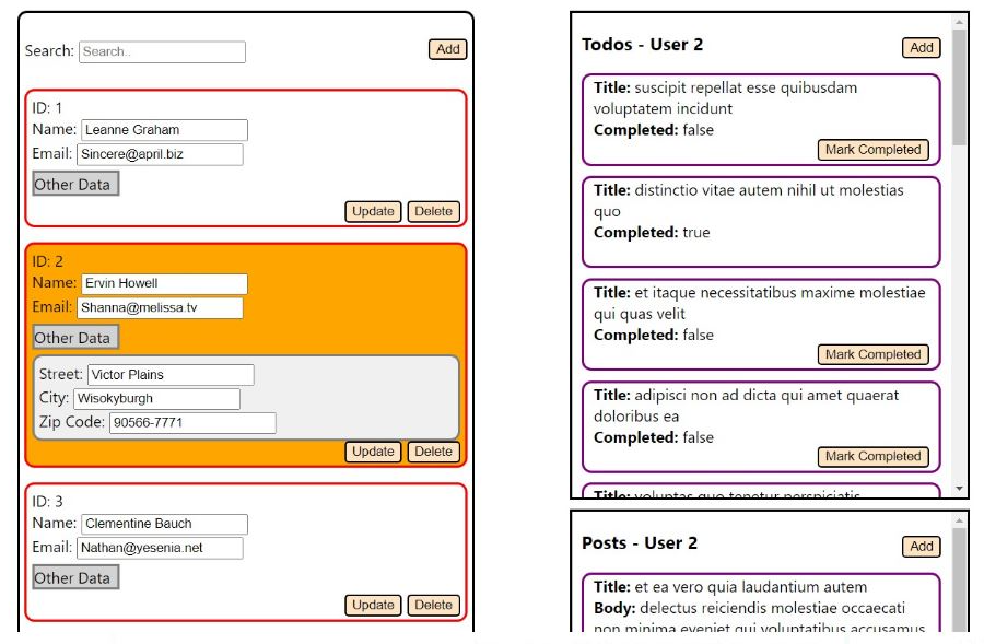 GitHub - OdeliaHochman/Users-Todos-And-Posts-App: Fullstack Course by Yaniv Arad - React Mid ...