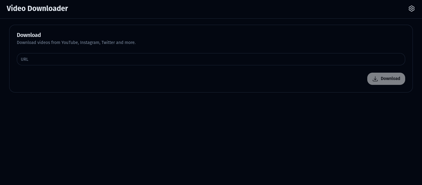 GitHub - jackra1n/video-downloader: React website for downloading videos using yt-dlp