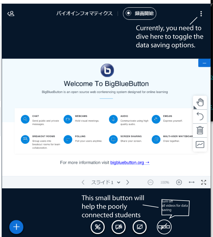 More accessible data saving option · Issue #9721 · bigbluebutton/bigbluebutton · GitHub