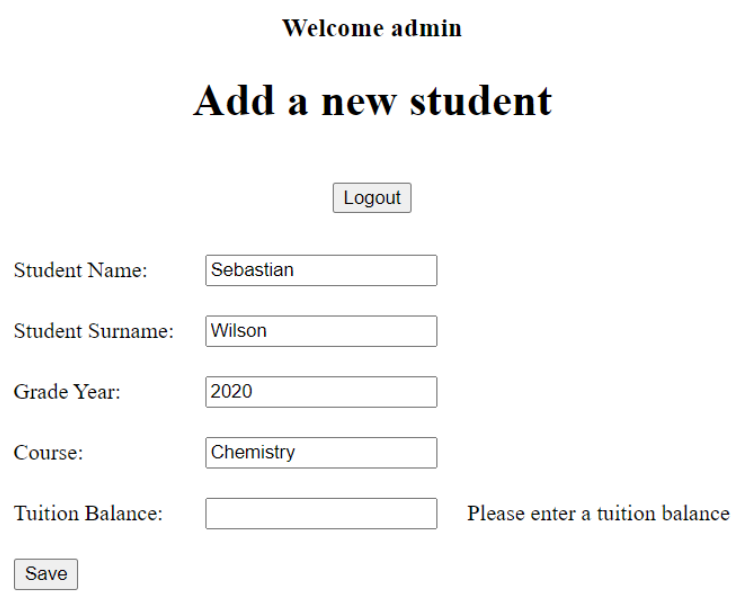 GitHub - MaddyGre/student-management-system: Student Management System ...