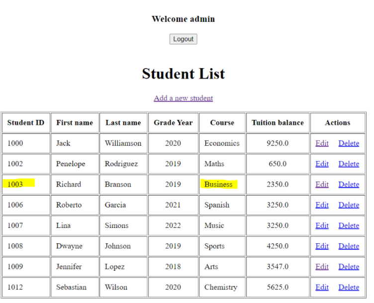 GitHub - MaddyGre/student-management-system: Student Management System ...