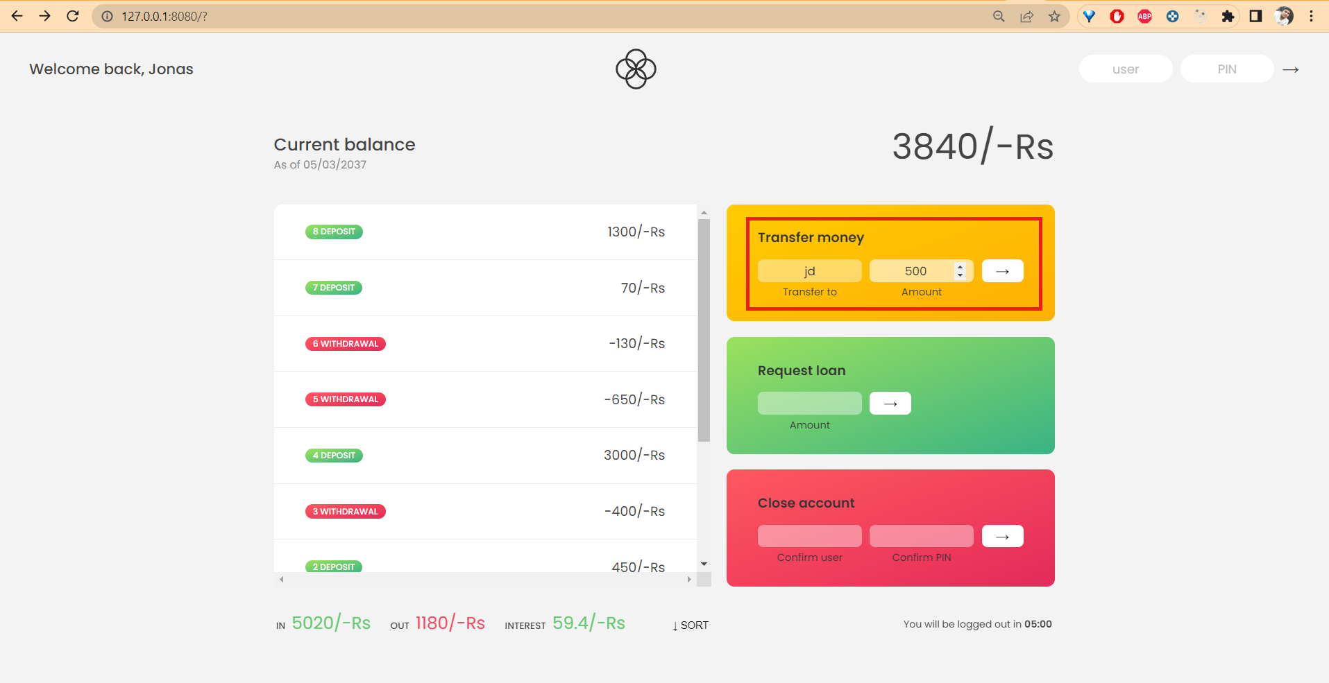 GitHub - LakshayRohilla/Bankist_Application