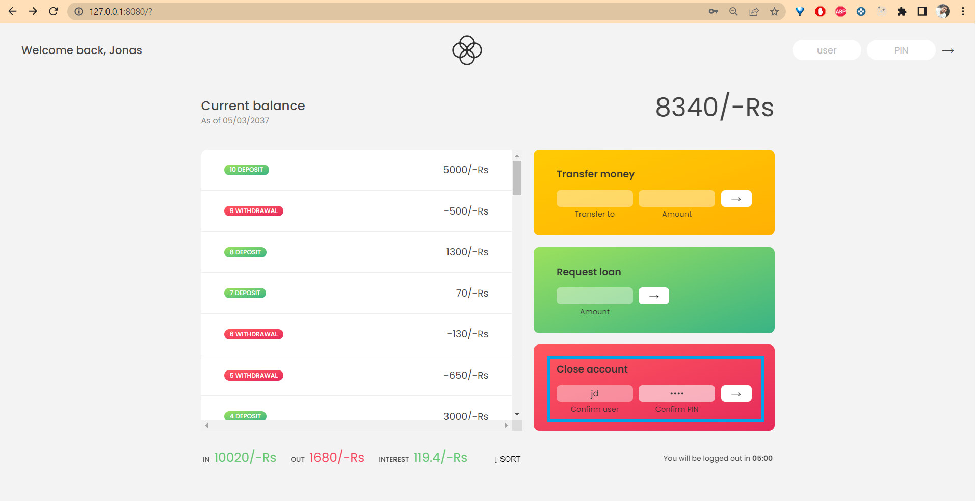 GitHub - LakshayRohilla/Bankist_Application