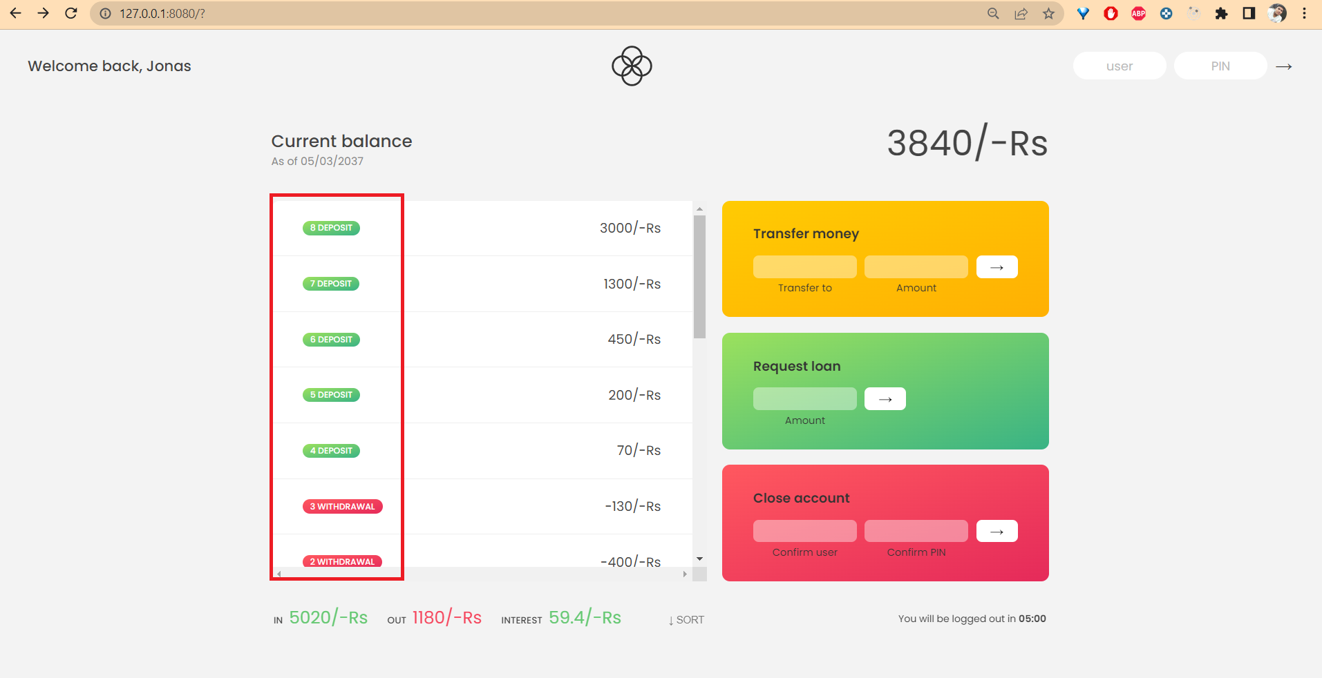 GitHub - LakshayRohilla/Bankist_Application