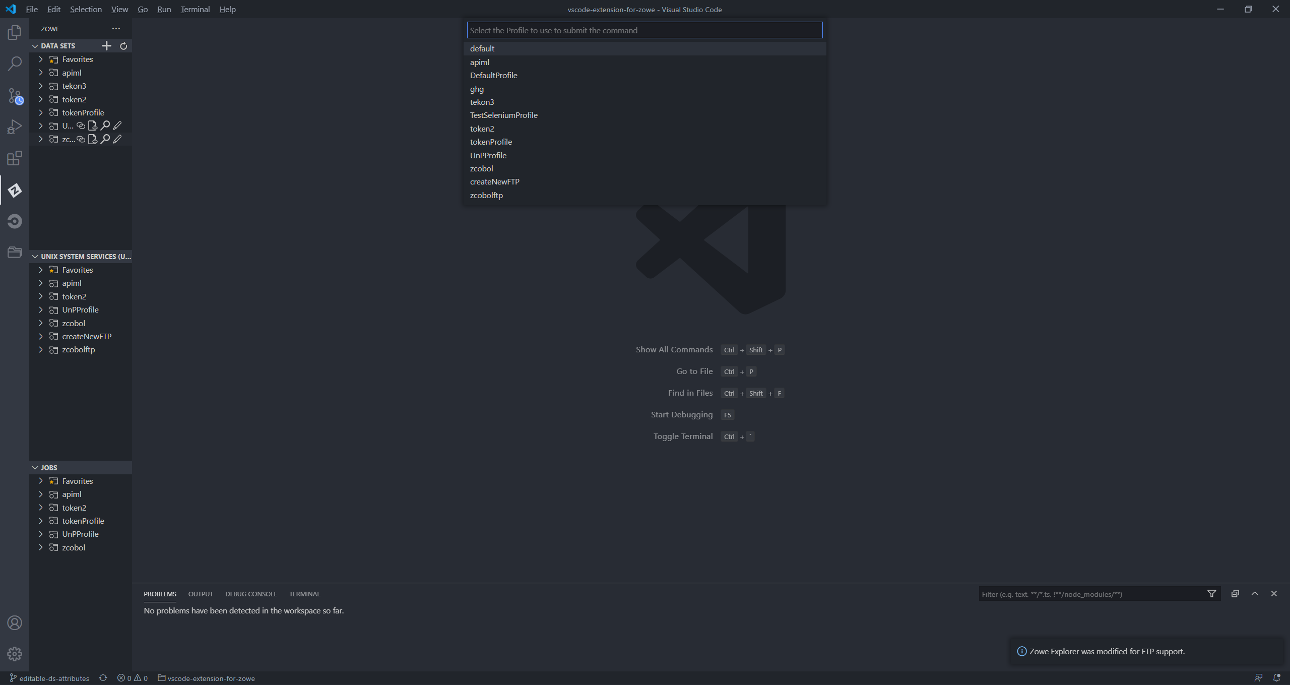 Issuing Commands · Issue #1168 · zowe/zowe-explorer-vscode · GitHub