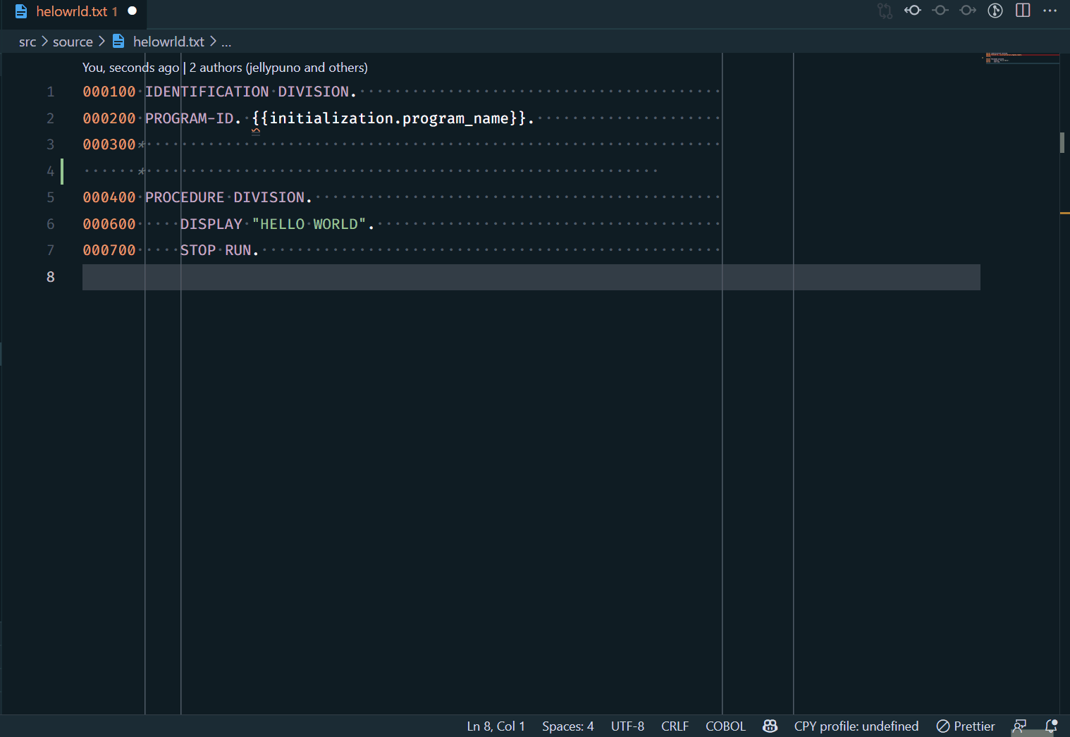 Copilot Tab Key · Issue 1231 · Eclipse Che4z Che Che4z Lsp For Cobol · Github