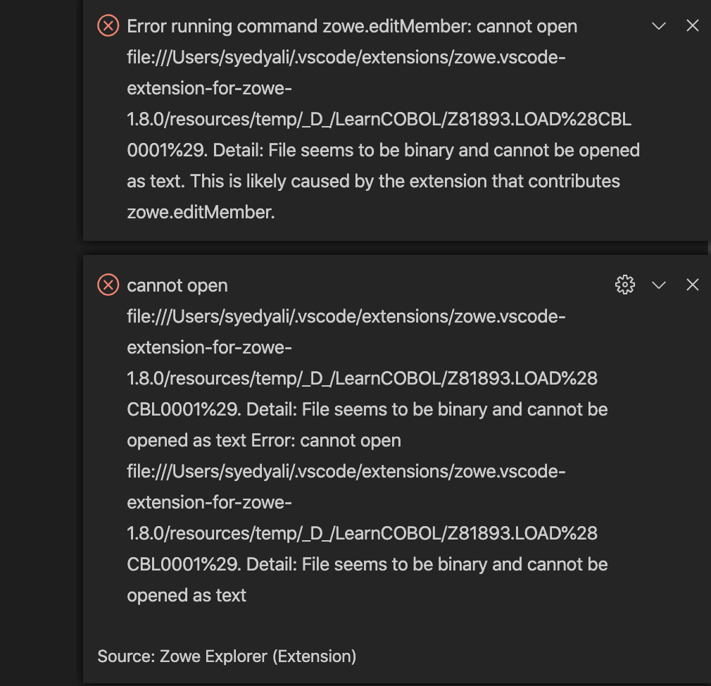 Zowe Explorer Known Issues · Issue #846 · zowe/zowe-explorer-vscode · GitHub