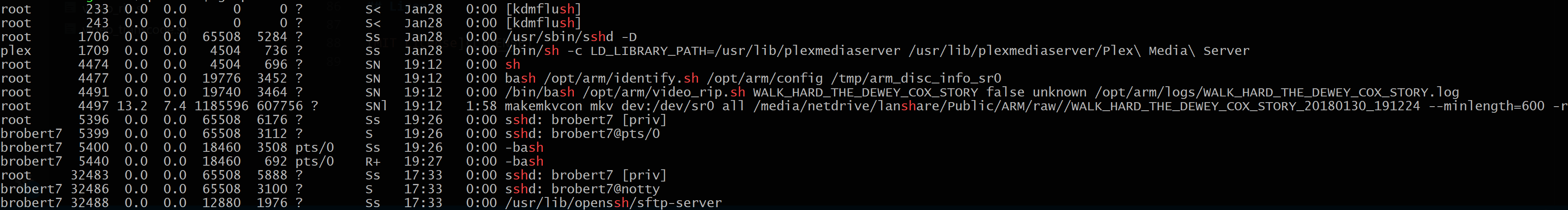 ARM Won't Transcode · Issue #108 · automatic-ripping-machine/automatic-ripping-machine · GitHub