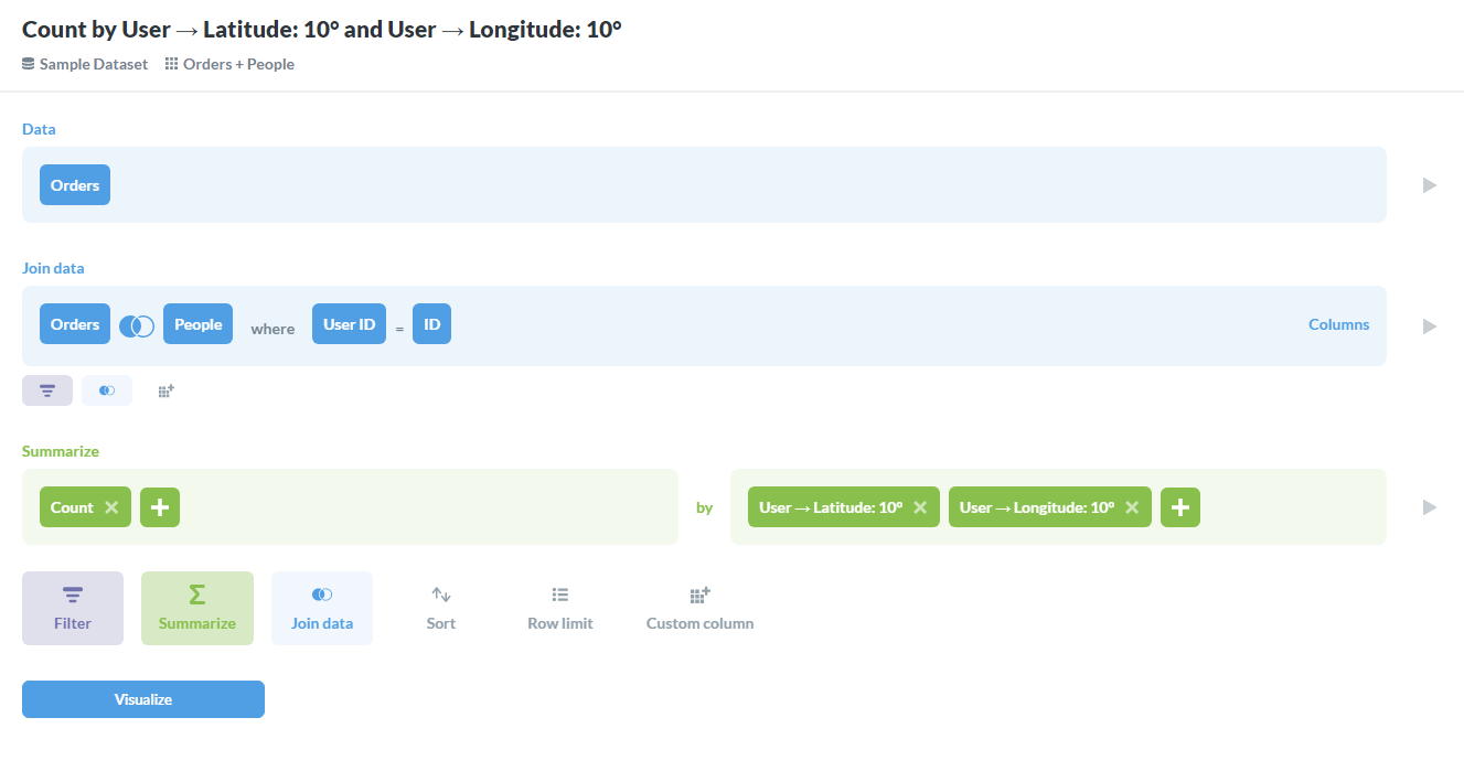 Grid Map "Zoom In" broken for "Custom Questions" · Issue #11210 · metabase/metabase · GitHub