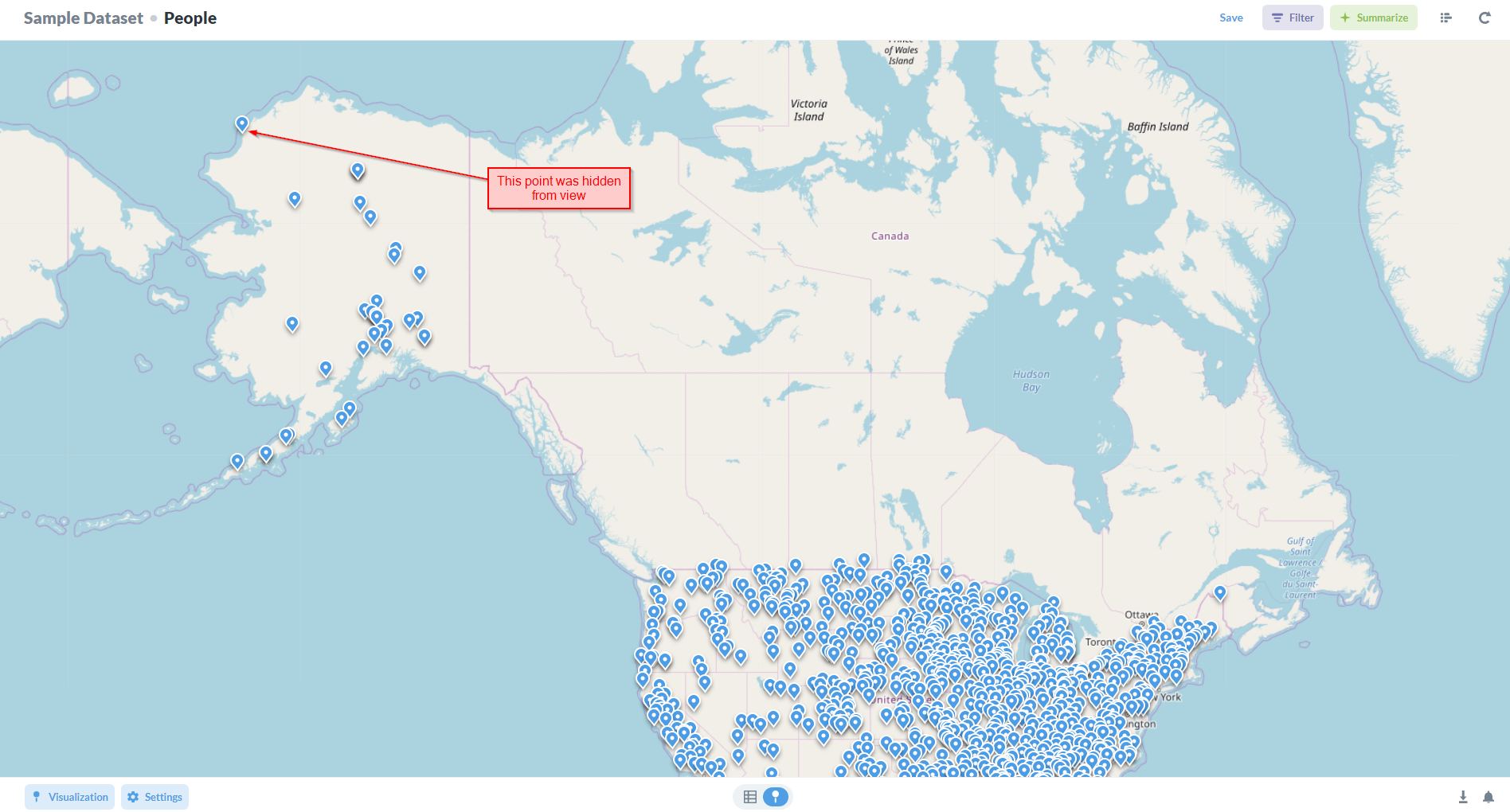 Pin Map, initial zoom level hides the top most pins · Issue #11212 ...