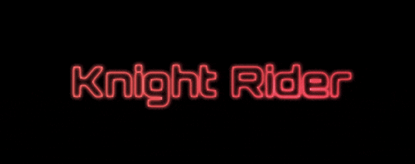 GitHub - Padman83/Knight-Rider-Neon-Text: Knight Rider Neon Text