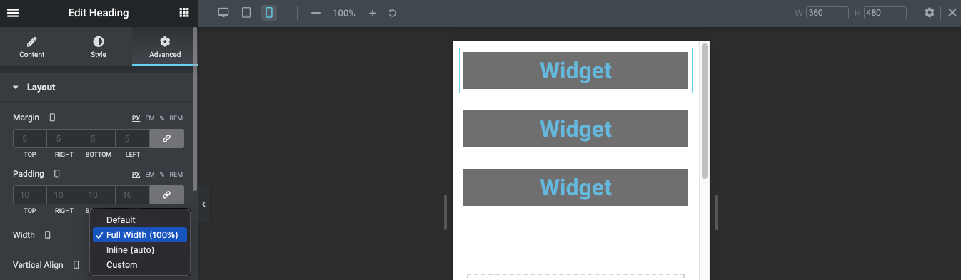 🐞 Bug Report Custom Widget Width Not Working On Tablet Unless Desktop Is Set To Custom As Well 2922