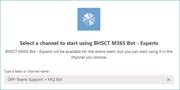 How to change the expert channel · Issue #20 · OfficeDev/microsoft ...
