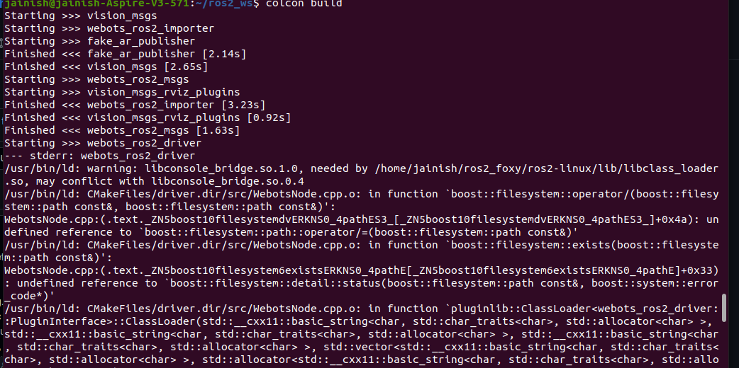 Issue with colcon build on webots_ros2_driver · Issue #747 · cyberbotics/webots_ros2 · GitHub