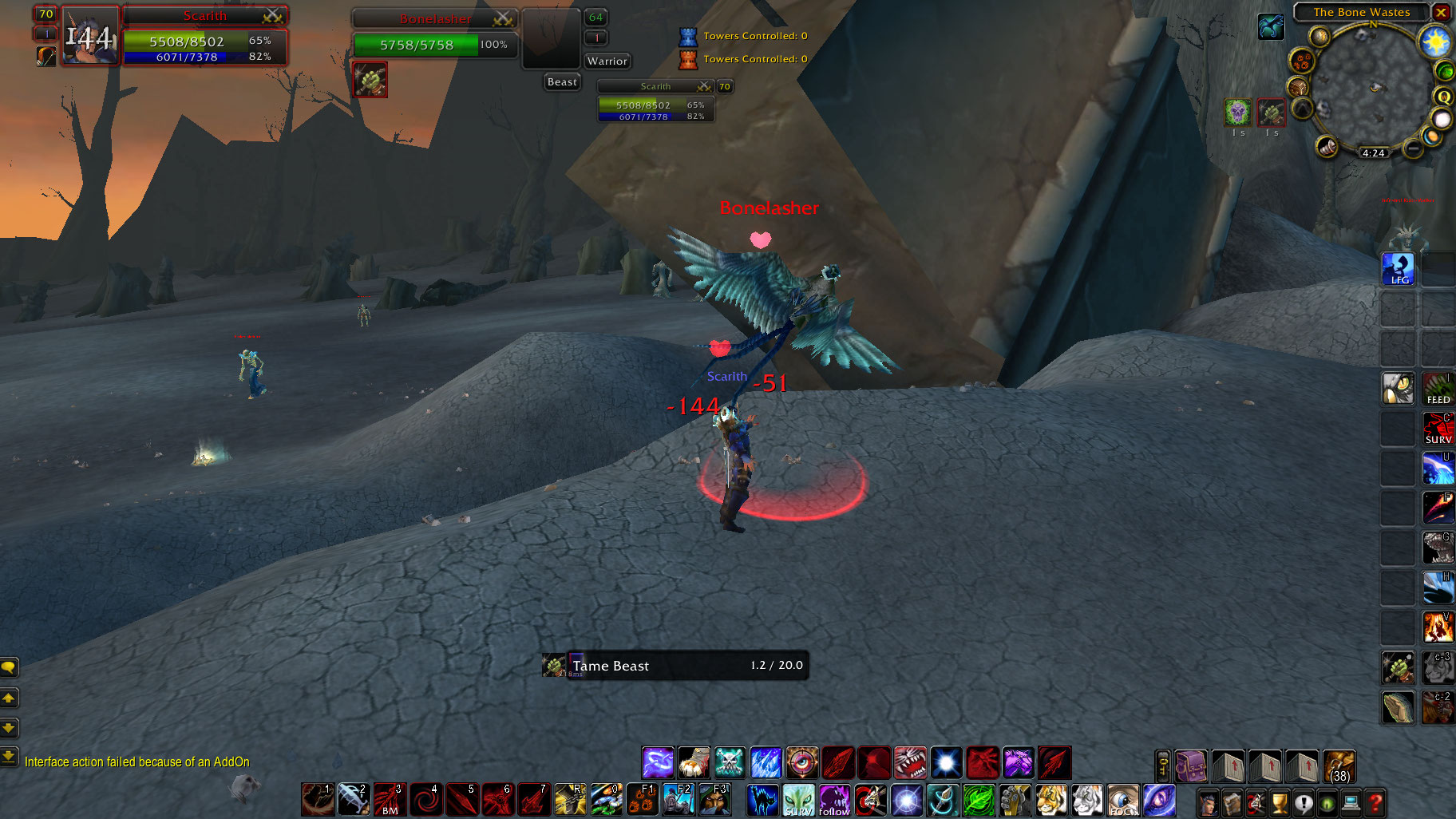 [Hunter] Tame Beast does not work · Issue #1511 · SunwellWoW/Sunwell-TBC-Bugtracker · GitHub