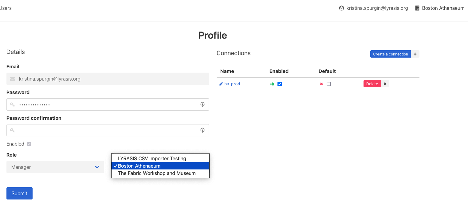 Changing your default group on your user page messes up your password ...