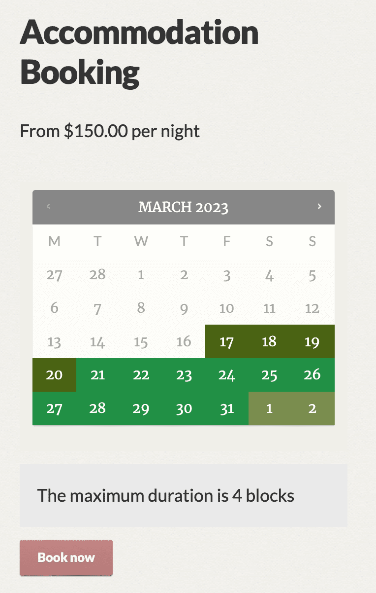 Duration unit for Accommodation Booking products should be "Nights" not "Blocks" · Issue #320 ...