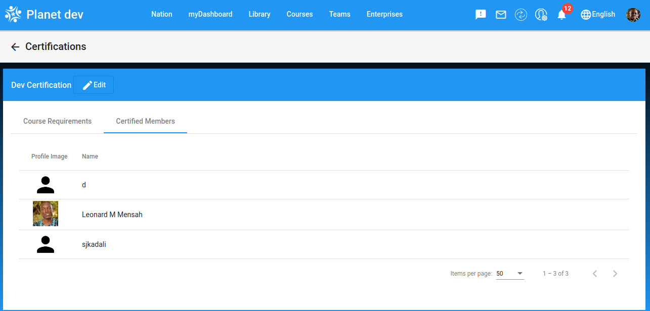 CertificationsView:Use UserProfileDialog · Issue #6759 · open-learning-exchange/planet · GitHub