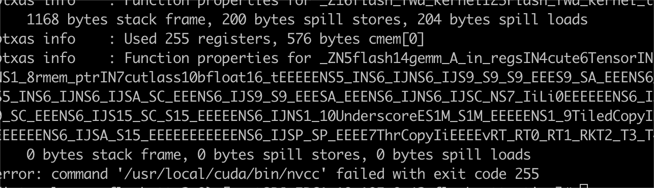 Compiling error on H800 · Issue #371 · Dao-AILab/flash-attention · GitHub