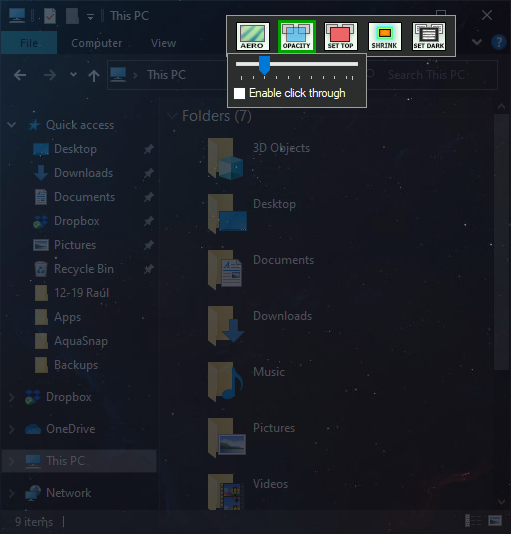 Opacity percentage resets upon exit · Issue #27 · WindowTop/WindowTop-App · GitHub