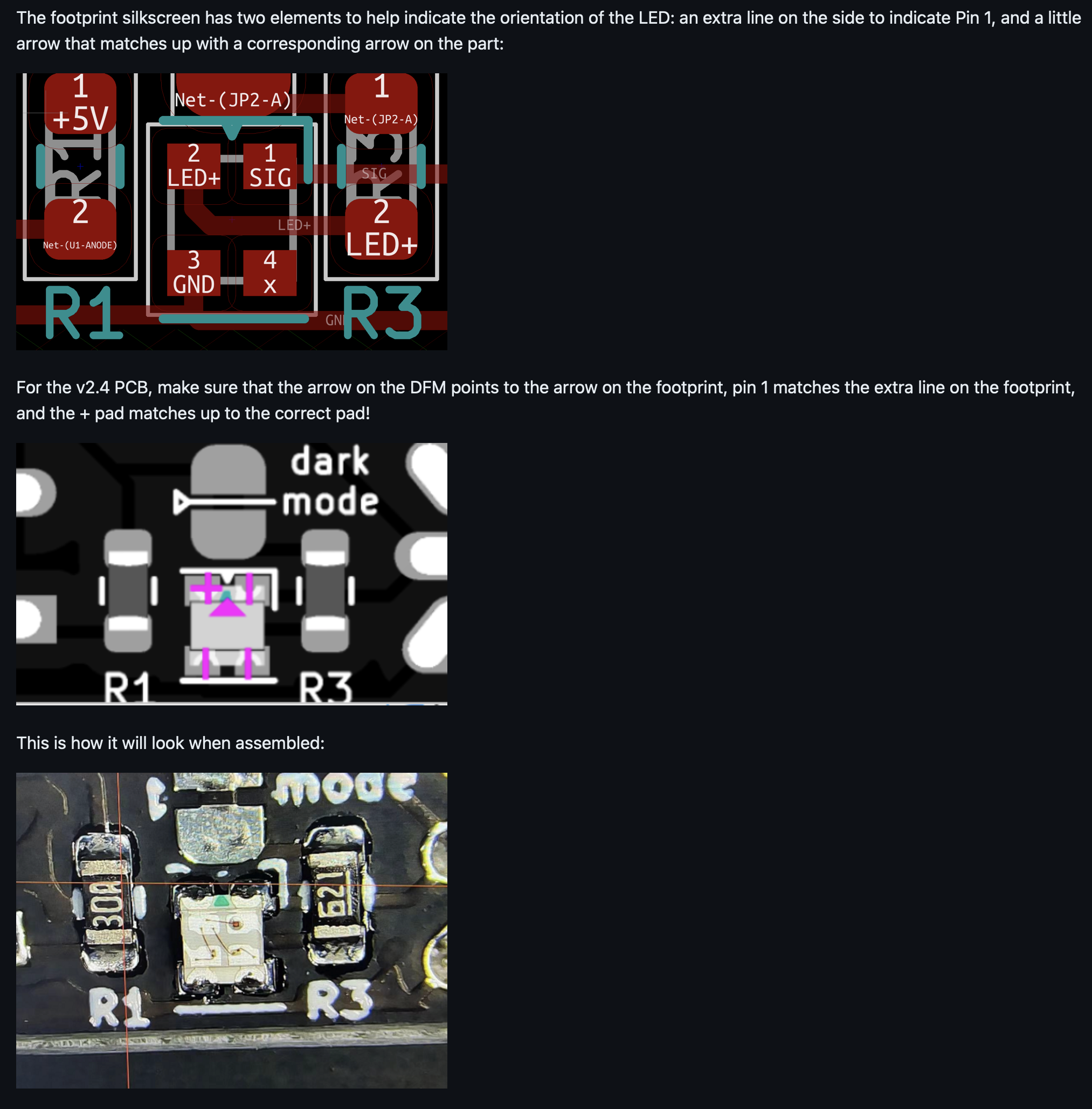 Placement of D1 LED on OptoTap v2.4 · Issue #76 · VoronDesign/Voron-Tap ...